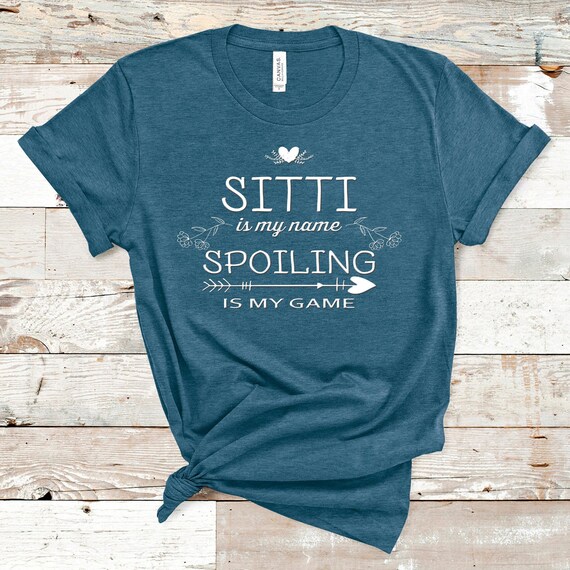 Sitti is My Name Funny Sitti Shirt Gifts for Sitti Lebanon - Etsy