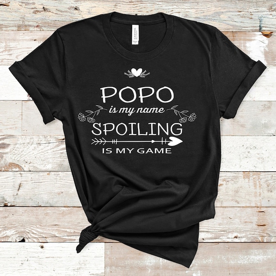 Popo is My Name Funny Popo Shirt Gifts for Popo China Chinese - Etsy