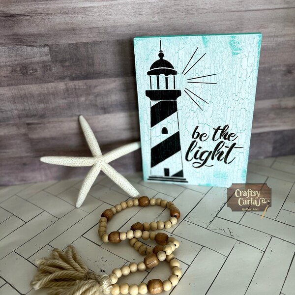 Lighthouse Wooden Sign - Etsy