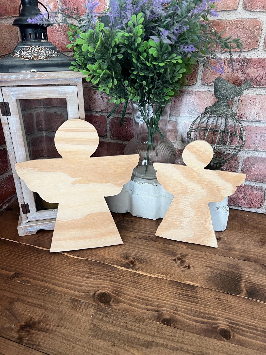 Unfinished Angel Wood Cutouts / Wood Kit / Wood Craft / Christmas ...