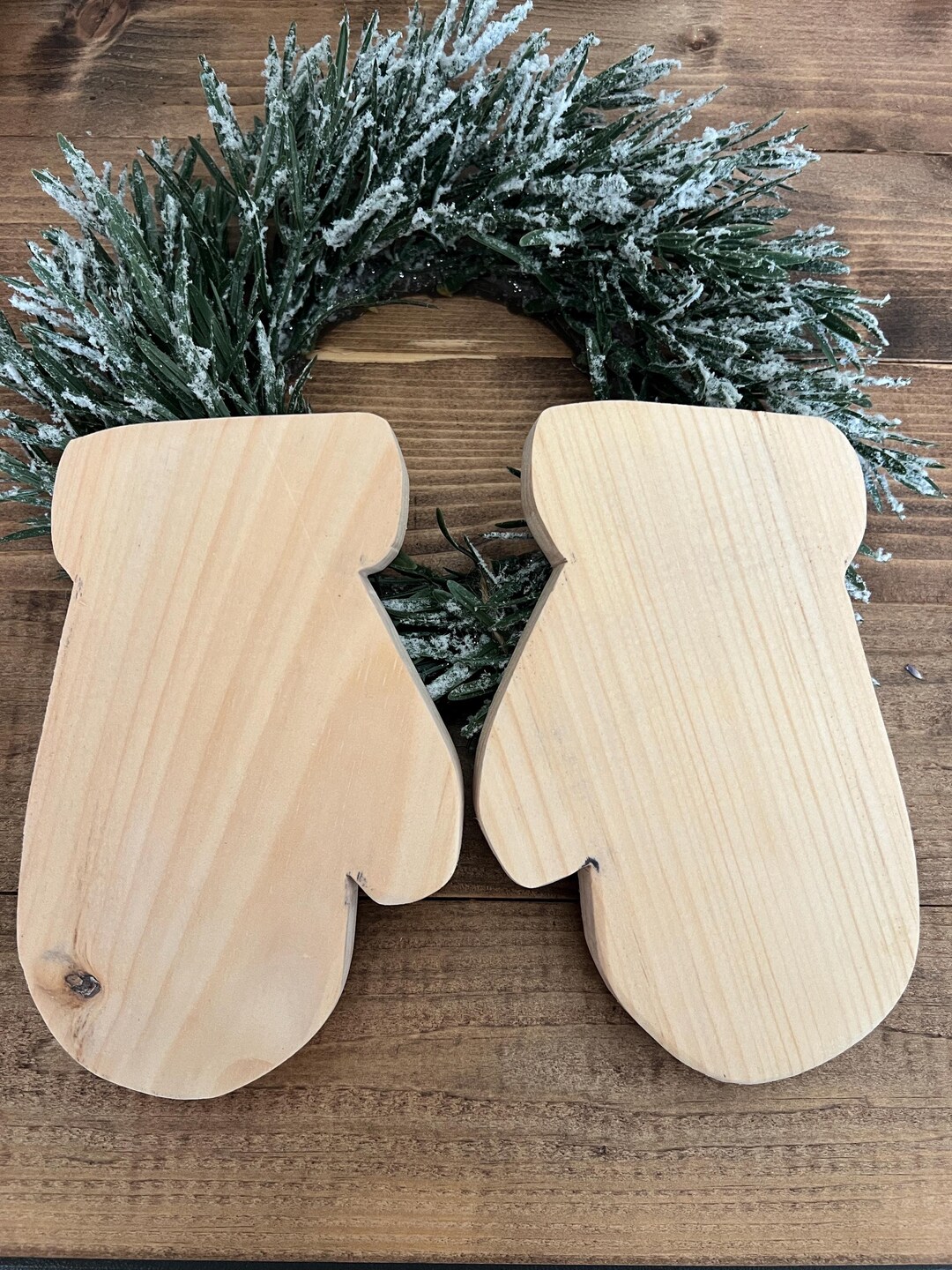 Unfinished Wood Mitten Cutouts: Christmas DIY Craft Kit - Etsy