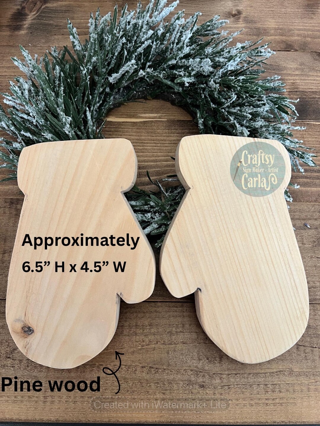 Unfinished Wood Mitten Cutouts: Christmas DIY Craft Kit - Etsy