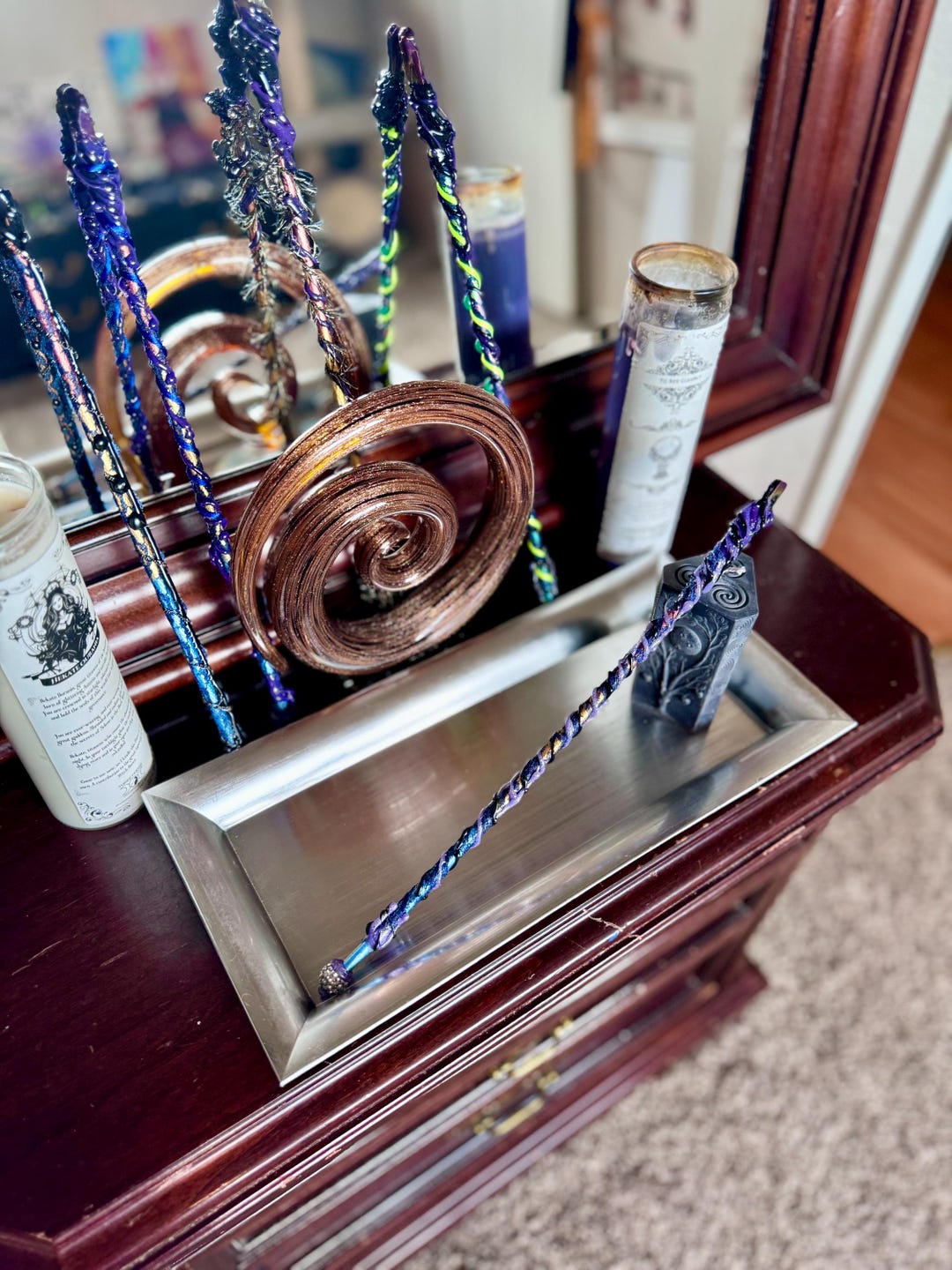 Blue Laced Fae Wand - Etsy