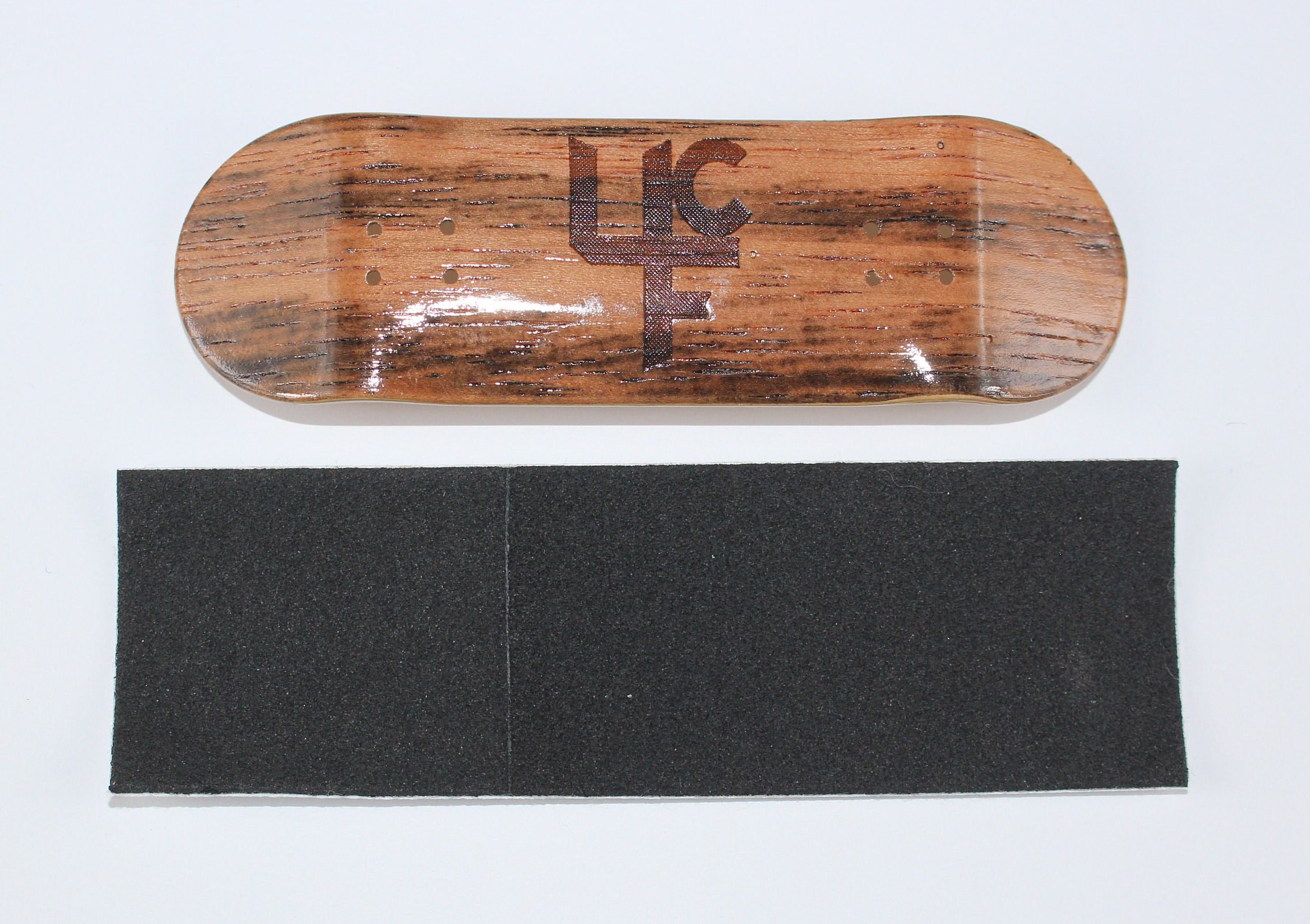 4CFB Ebony Fingerboard Deck - 30mm Wide Wooden Finger Skateboard - 5 ...