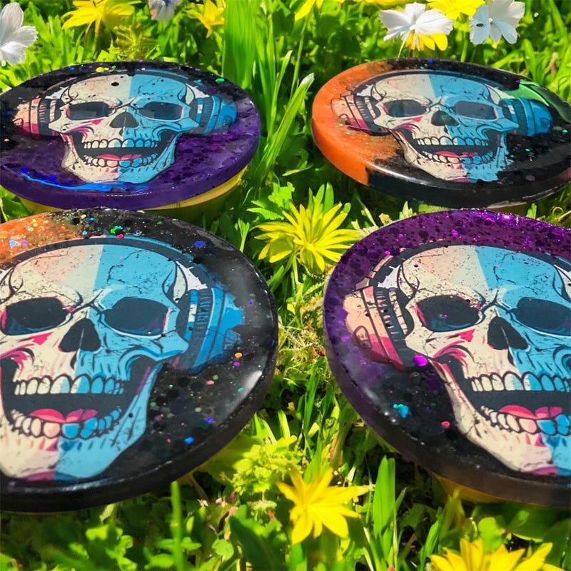 Resin Gothic Coasters - Etsy