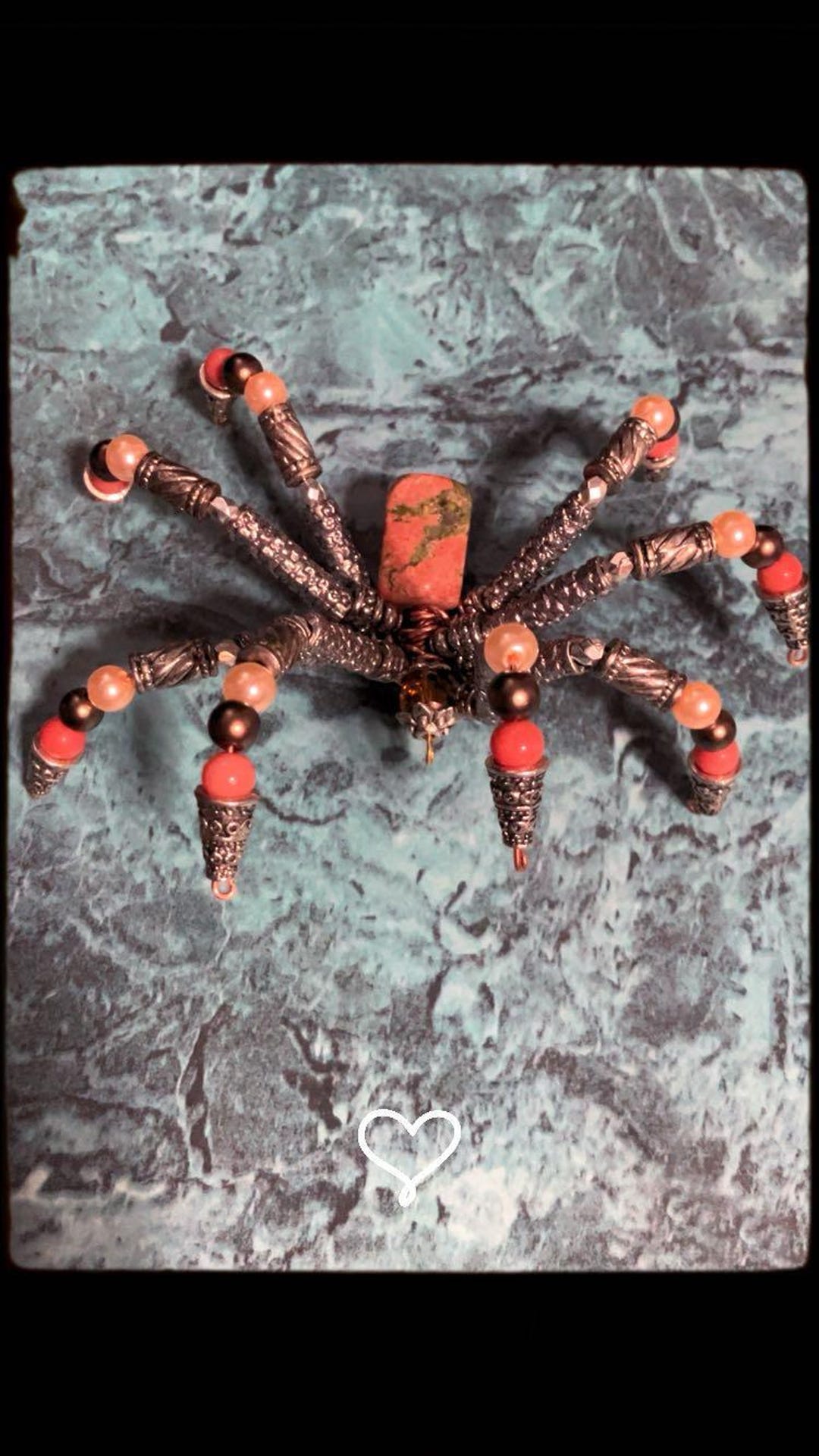 Beaded Spider – Handmade Crystal Spider Decor for Halloween - Etsy