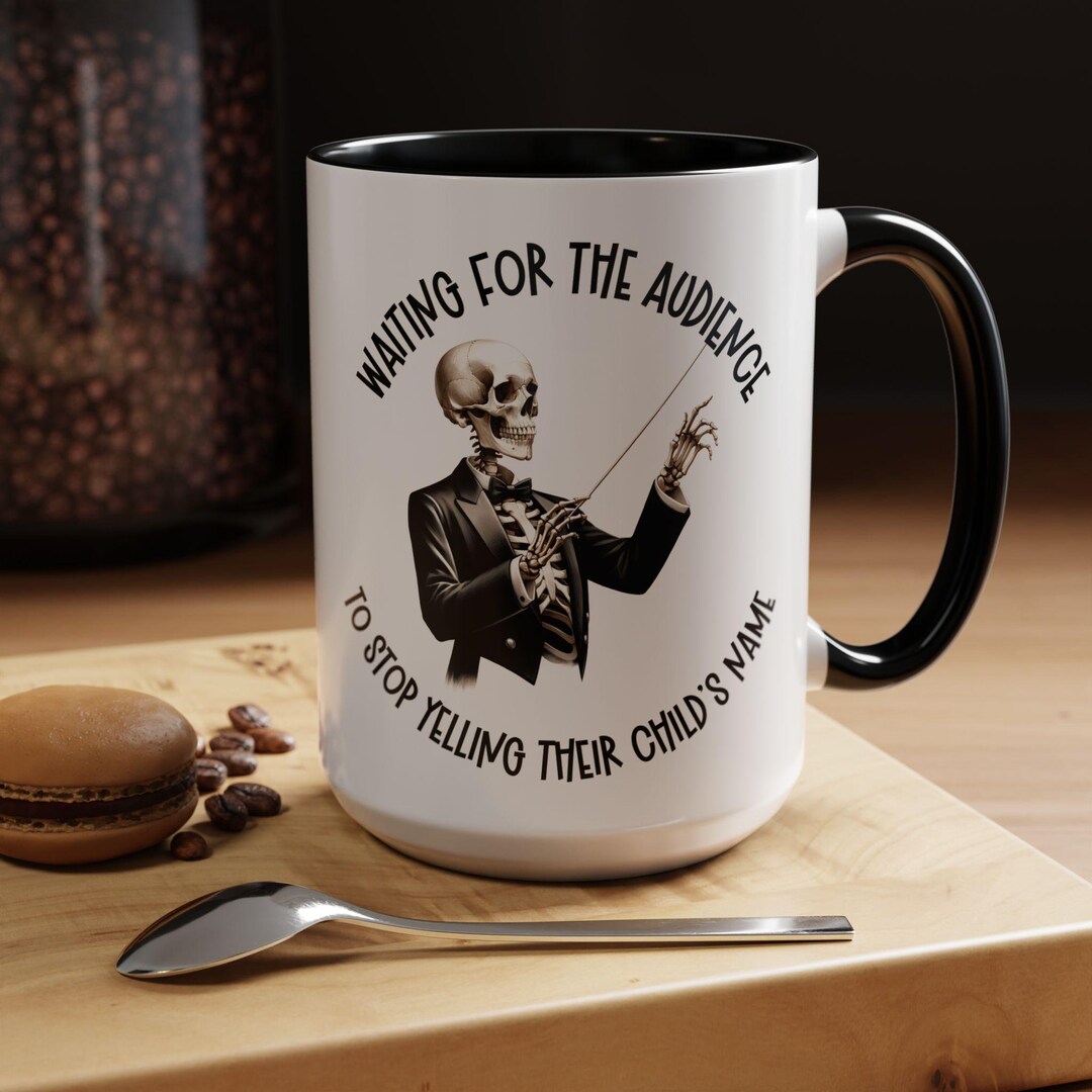 Personalized Skeleton Conductor Mug | Funny Music Teacher Coffee Mug ...