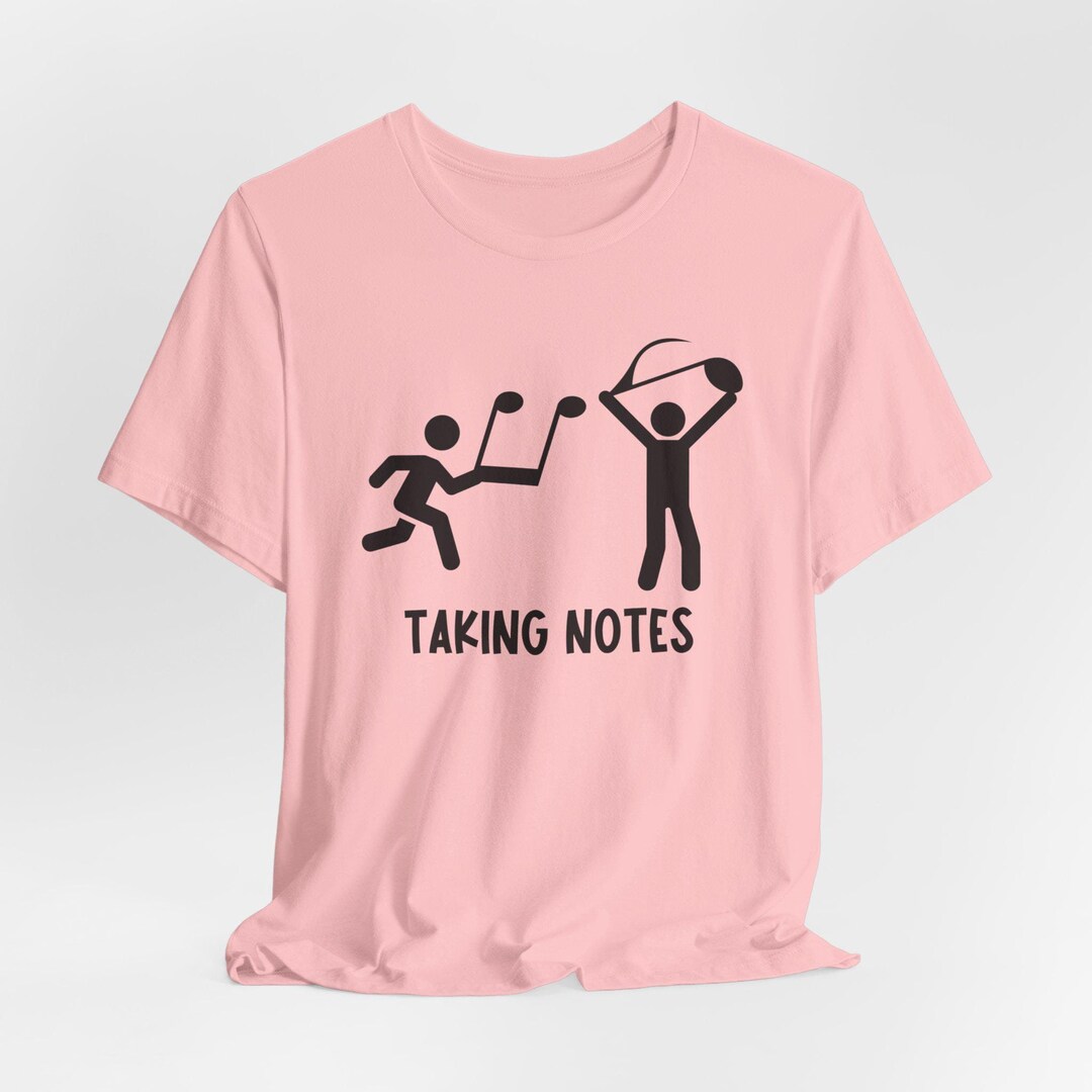 Taking Notes Music Teacher T Shirt Fun Musical Note Design for ...