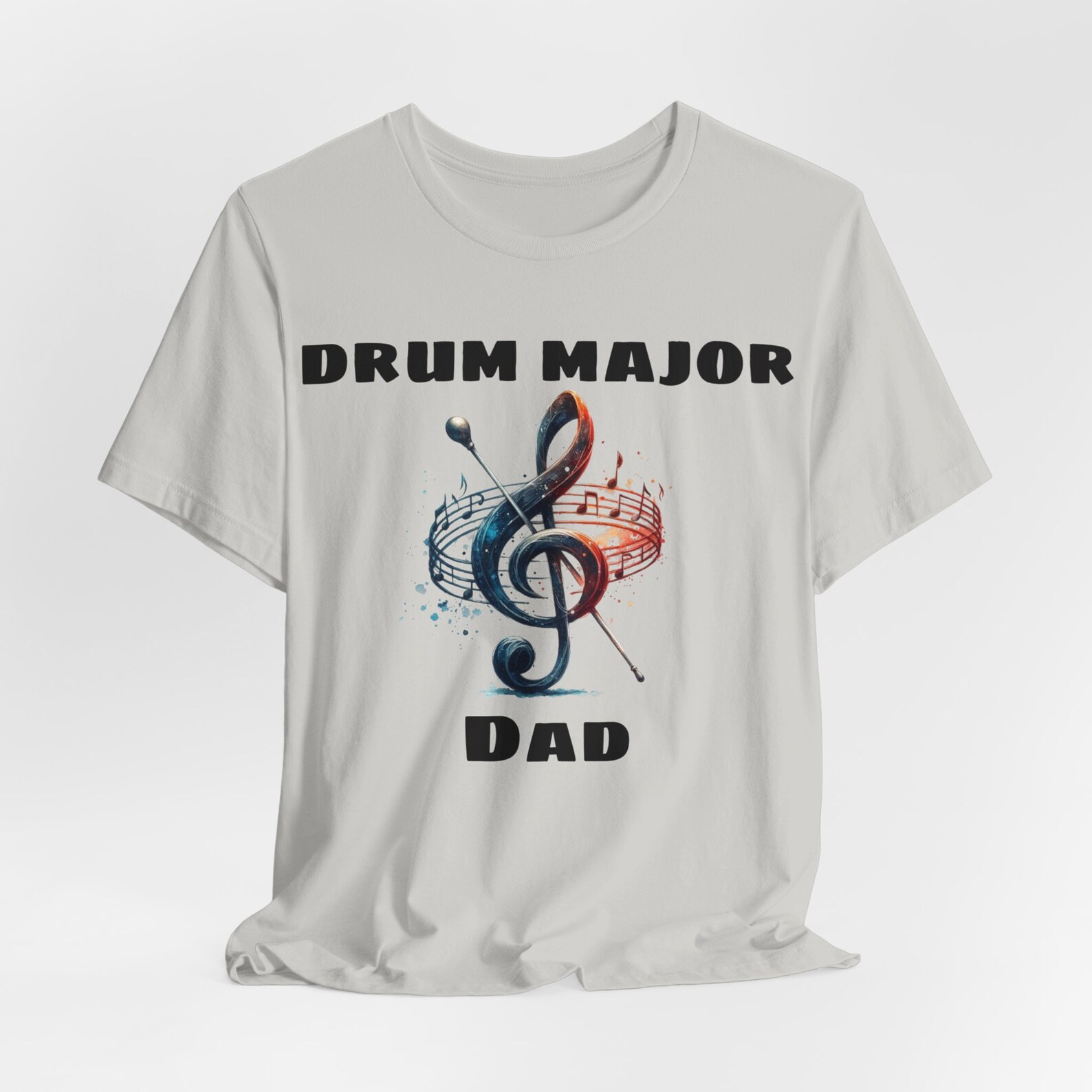 Drum Major Dad Double-sided T-shirt | Proud Marching Band Dad | That's ...