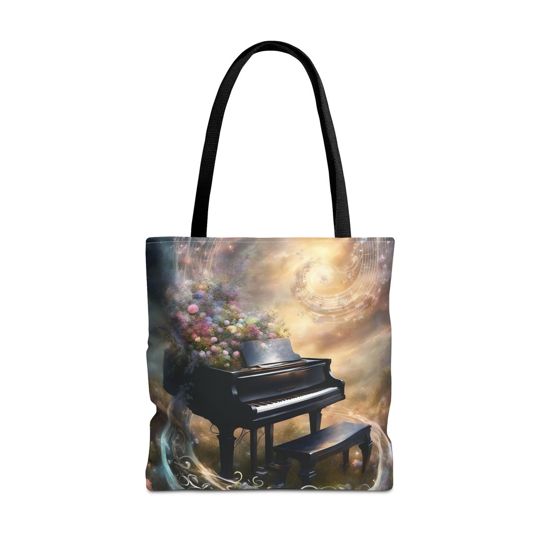Enchanting Piano Garden Tote Bag - Piano Teacher Gift - Piano Student ...