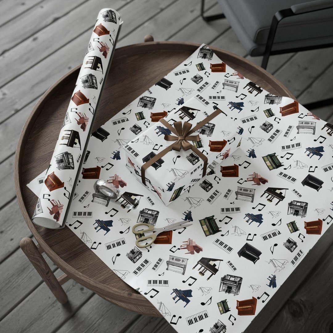 Piano Wrapping Paper Music-themed Gift Wrap for Musicians Music Lovers ...
