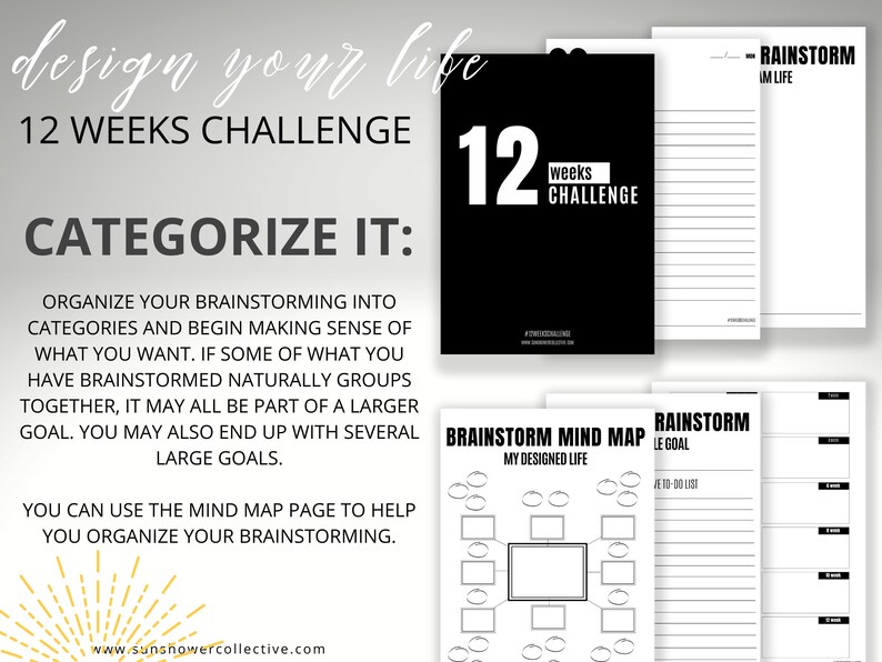 12 Week Life, 12 Week Life Planner, 12 Week Planner, 12 Week Goal, 12 ...