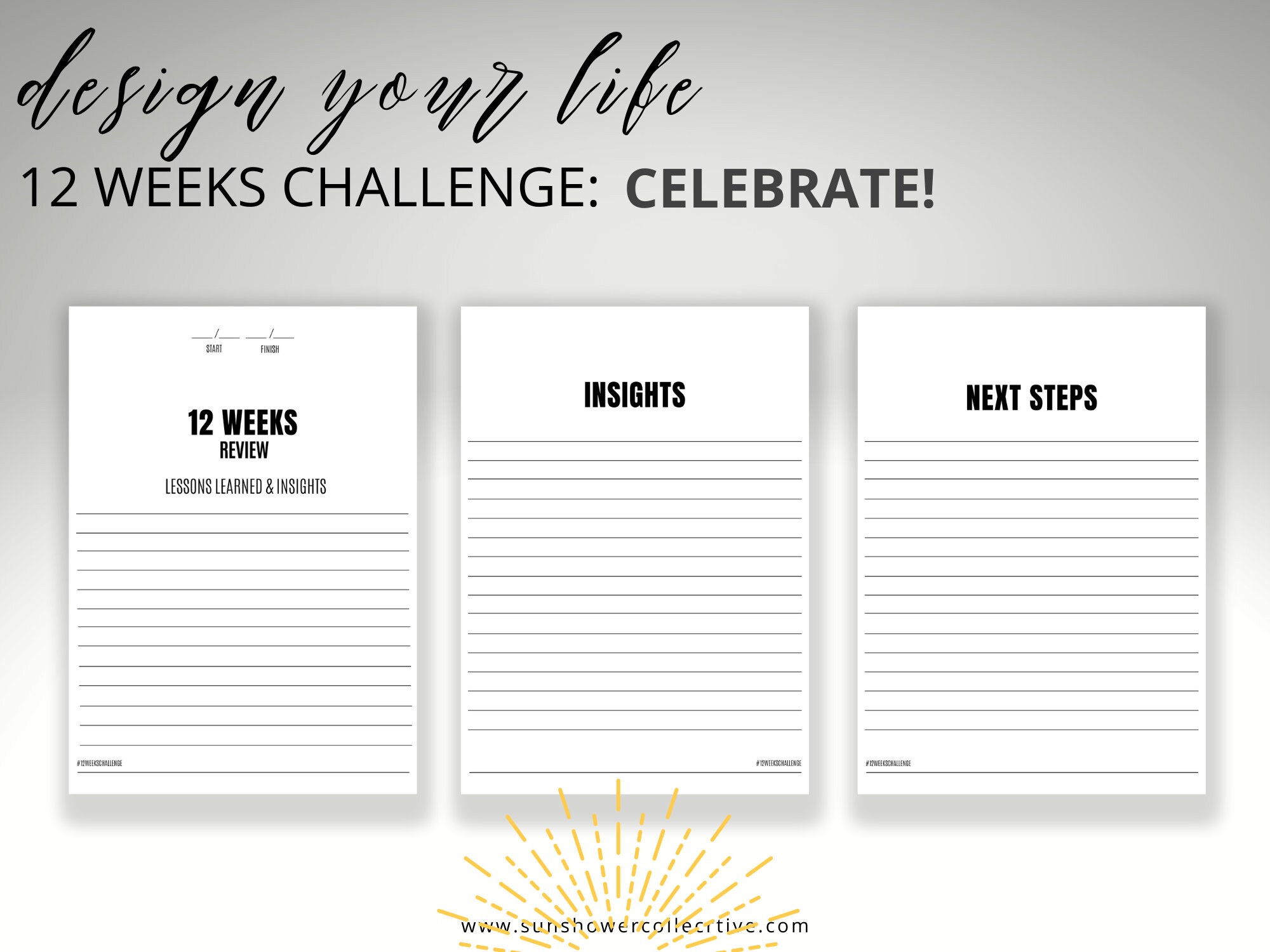 12 Week Life, 12 Week Life Planner, 12 Week Planner, 12 Week Goal, 12 ...