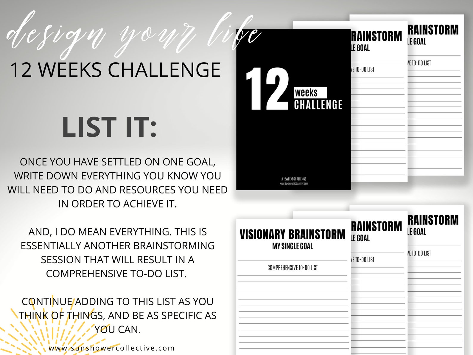 12 Week Life, 12 Week Life Planner, 12 Week Planner, 12 Week Goal, 12 ...