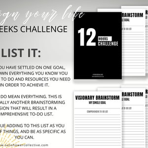12 Week Life, 12 Week Life Planner, 12 Week Planner, 12 Week Goal, 12 ...