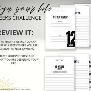 12 Week Life, 12 Week Life Planner, 12 Week Planner, 12 Week Goal, 12 ...