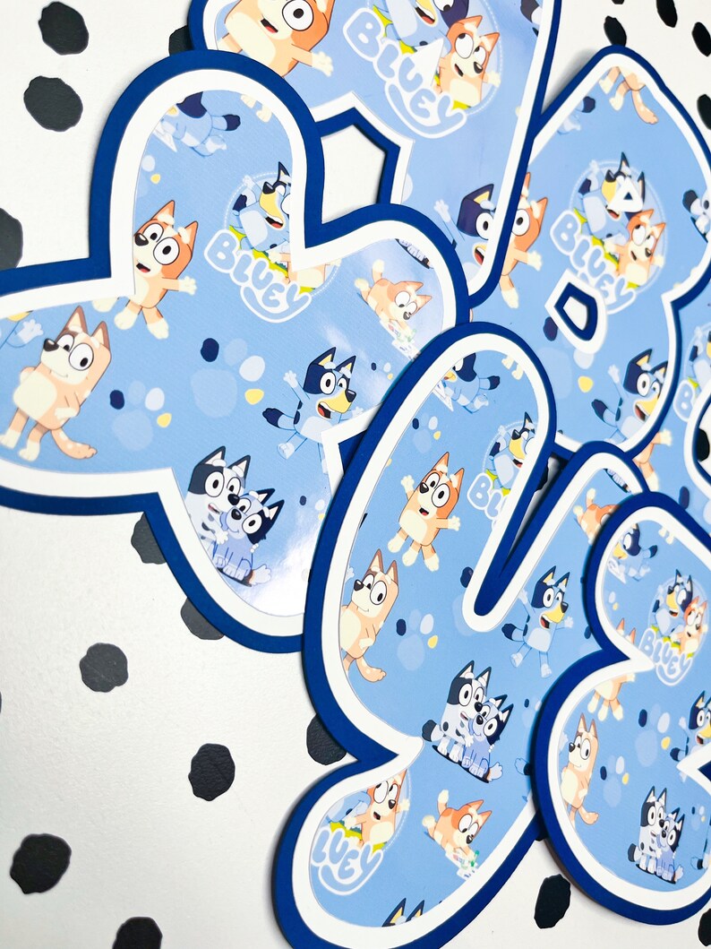 Bluey Classroom Theme Inspired Bluey Alphabet Letters Alphabet Cut Outs ...