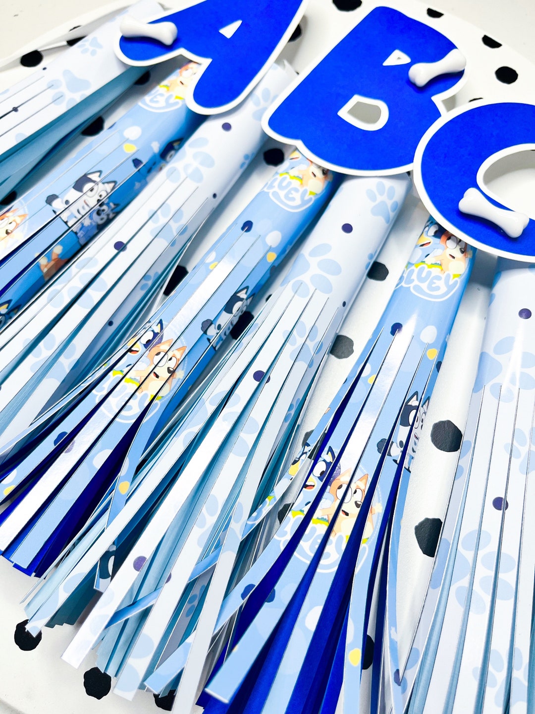 Bluey Inspired Alphabet Bulletin Board Tassels Wall Decor Classroom ...