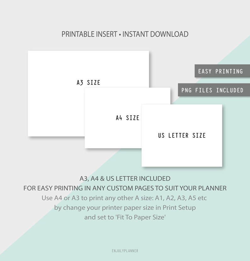 2024 Yearly Planner Printable Yearly Calendar Landscape Year at A ...