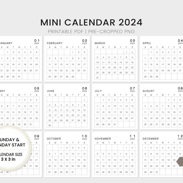 Desk calendar 2024 pdf - Etsy.de