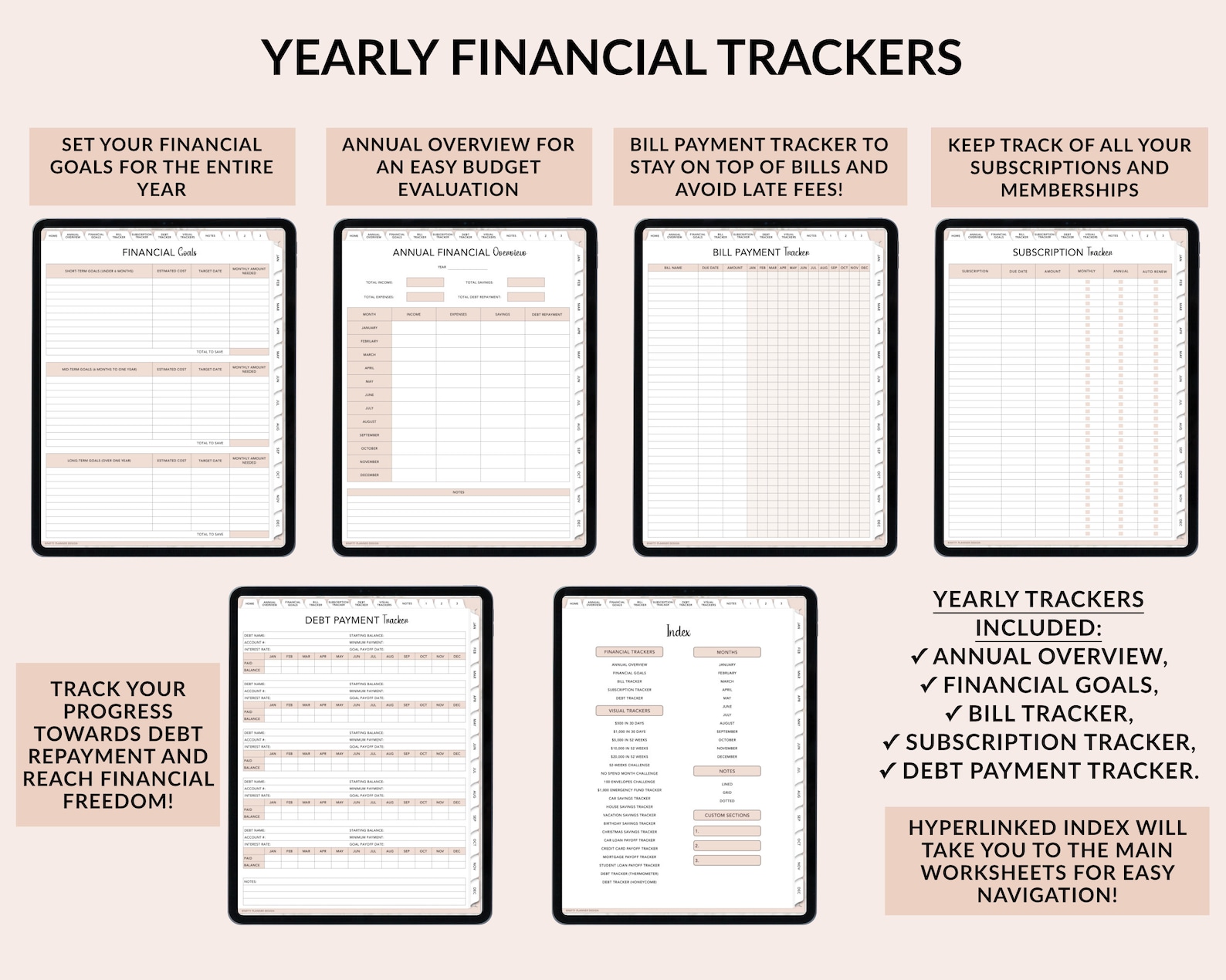 Digital Budget Planner, Digital Planner, Goodnotes Digital Planner ...