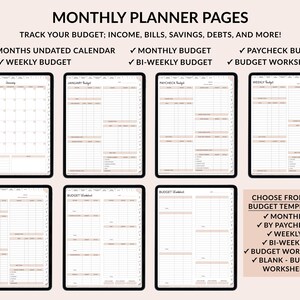 Digital Budget Planner, Digital Planner, Goodnotes Digital Planner ...