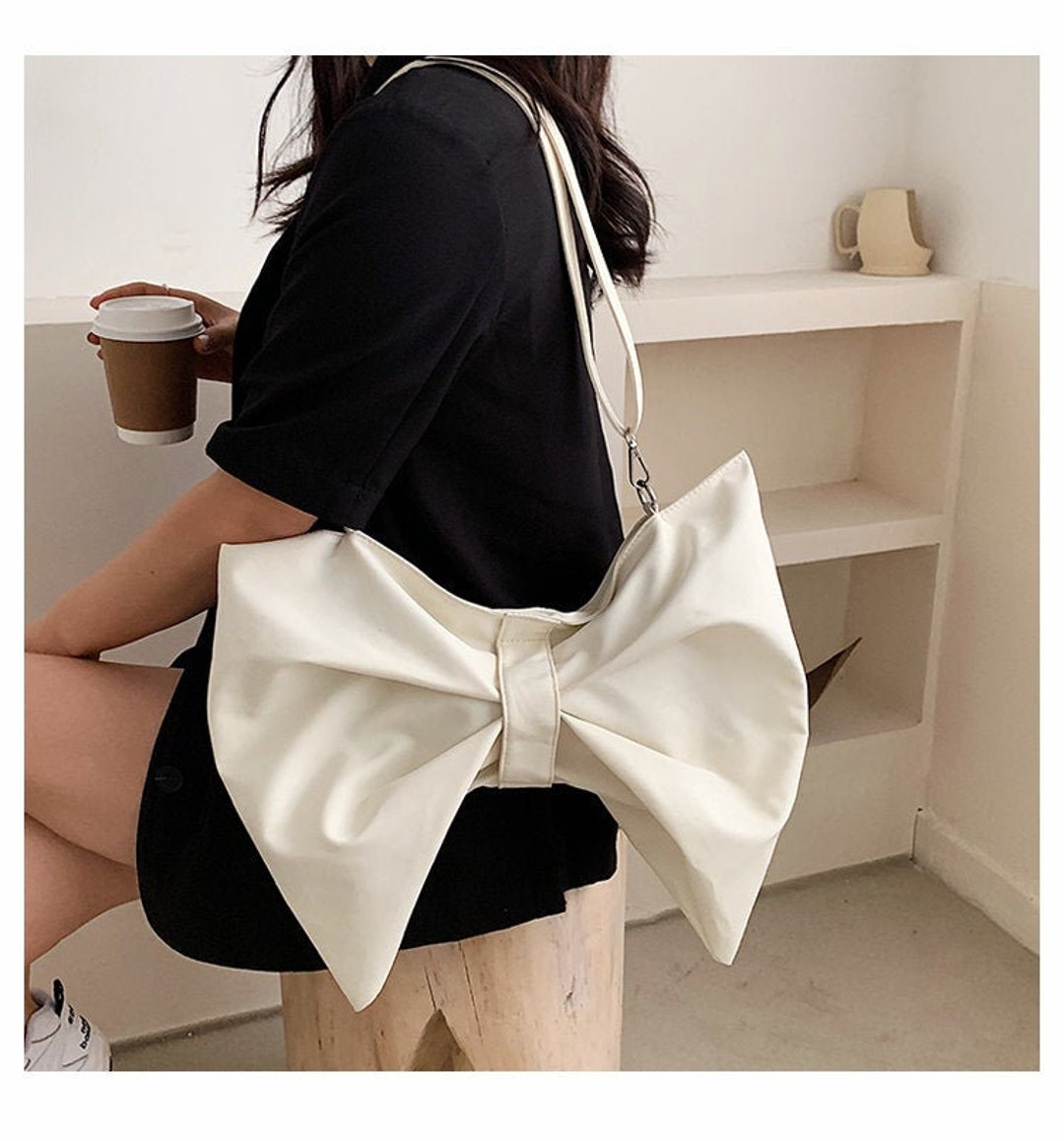 Designer Butterfly Handbag, Woman Fashion Bag in Black / White/ Red ...