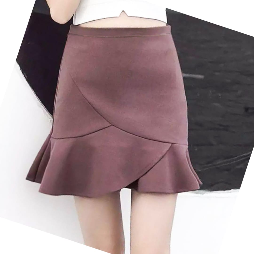 Ruffle Tiered Skirt Pdf Sewing Pattern | Knee Length Skirt Patterns ...