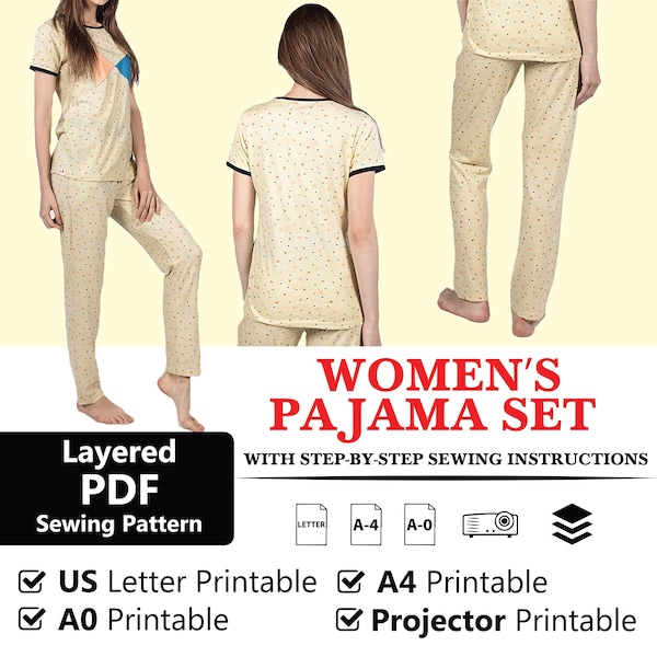 Girls Pajama Pattern - Etsy