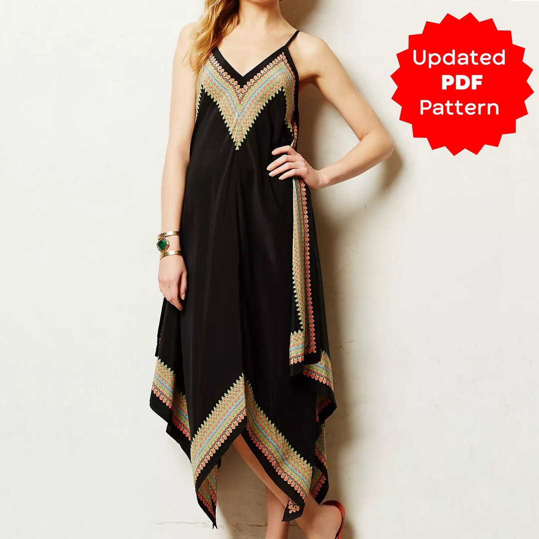 Womens Beach Dress Pdf Pattern Summer Dress Bikini Cover up - Etsy