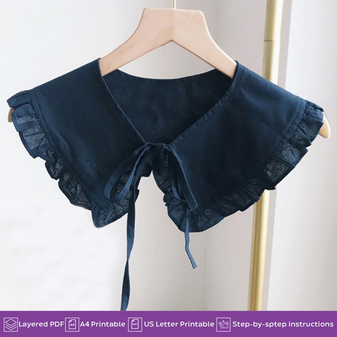 Collar Pattern | False Decorative Removable Fake Pdf Collars Sewing ...
