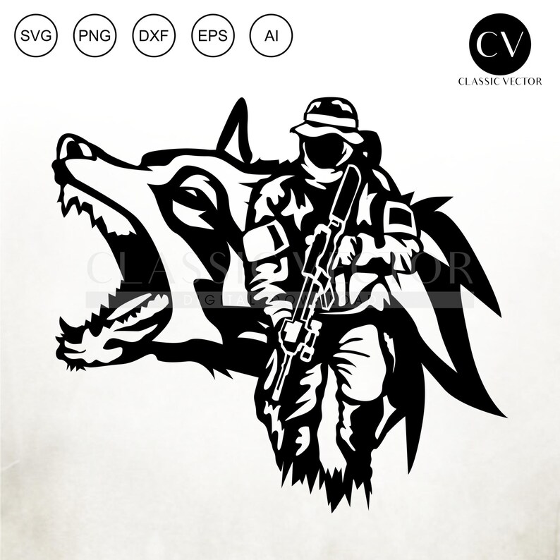 Military Dog Svg Military Svg K9 Svg K9 Png K9 Silhouette - Etsy
