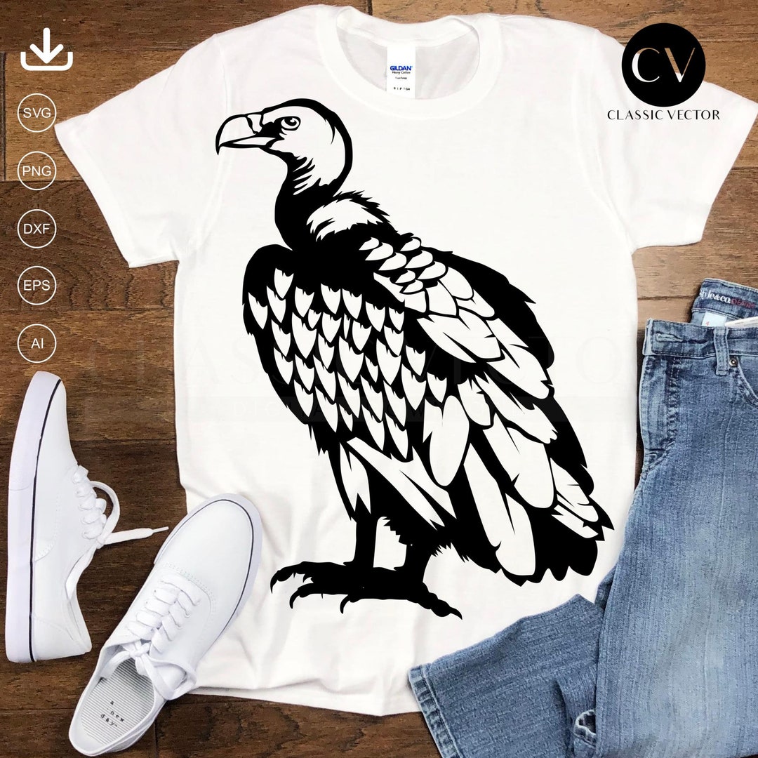 Buitre SVG Imágenes Prediseñadas de Aves Silvestres - Etsy España