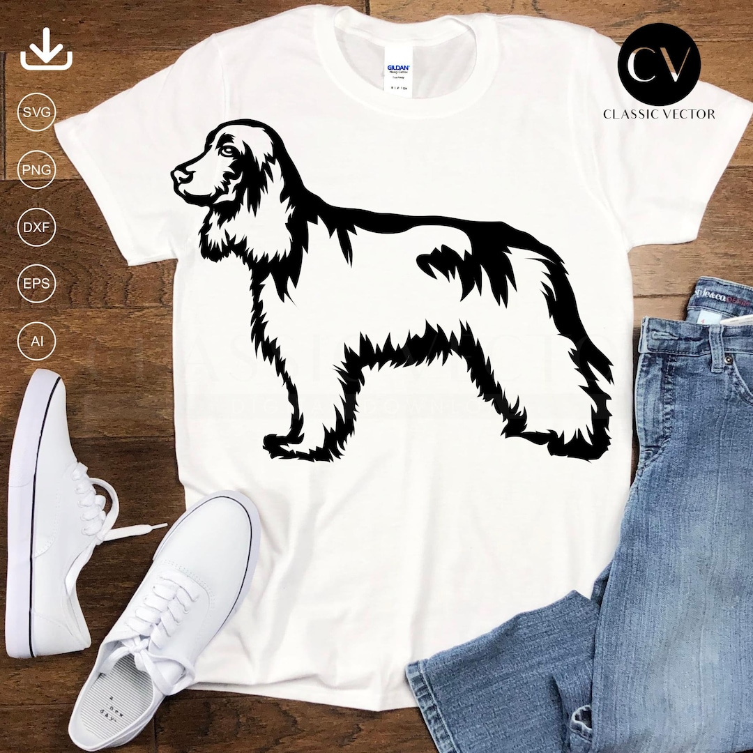 Spaniel Dog SVG - Etsy