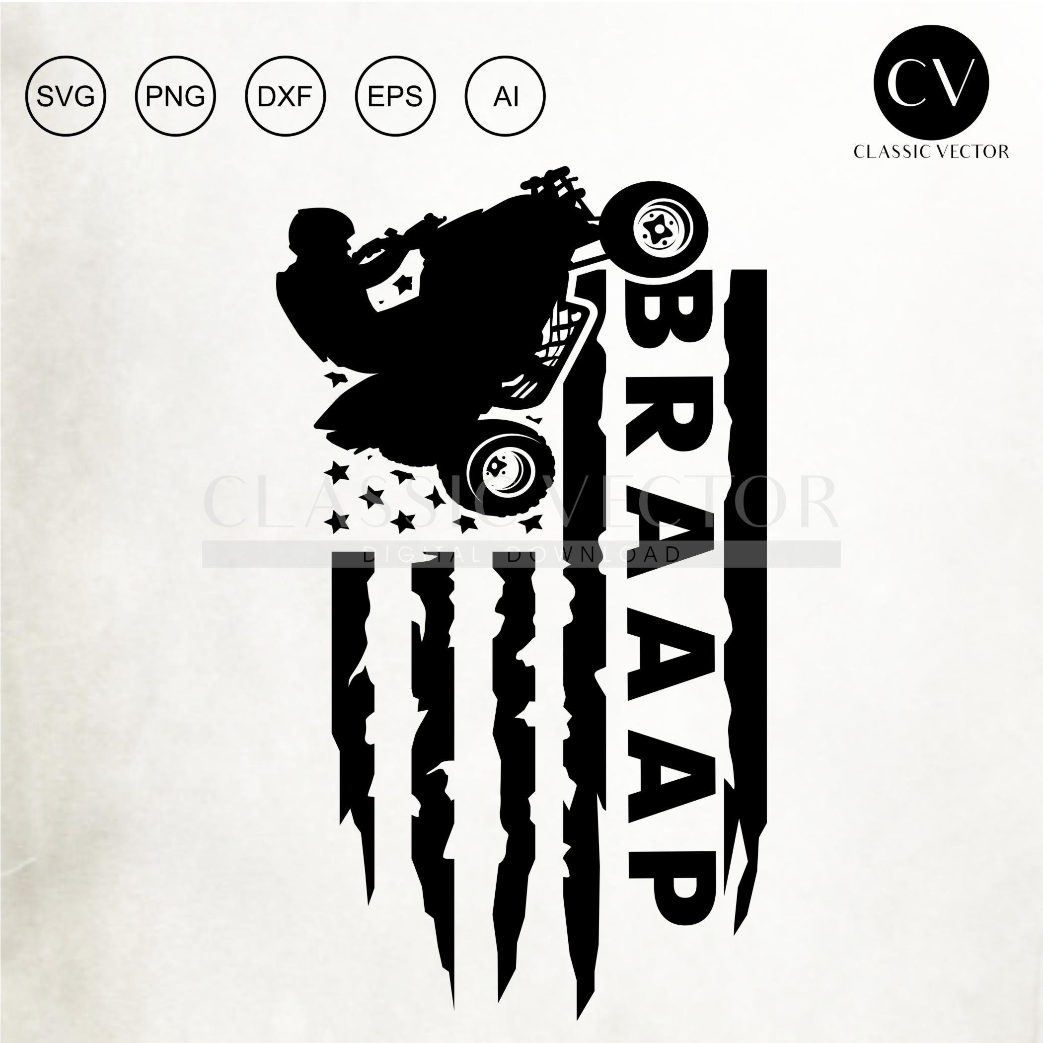 Braaap US Flag Svg - Etsy