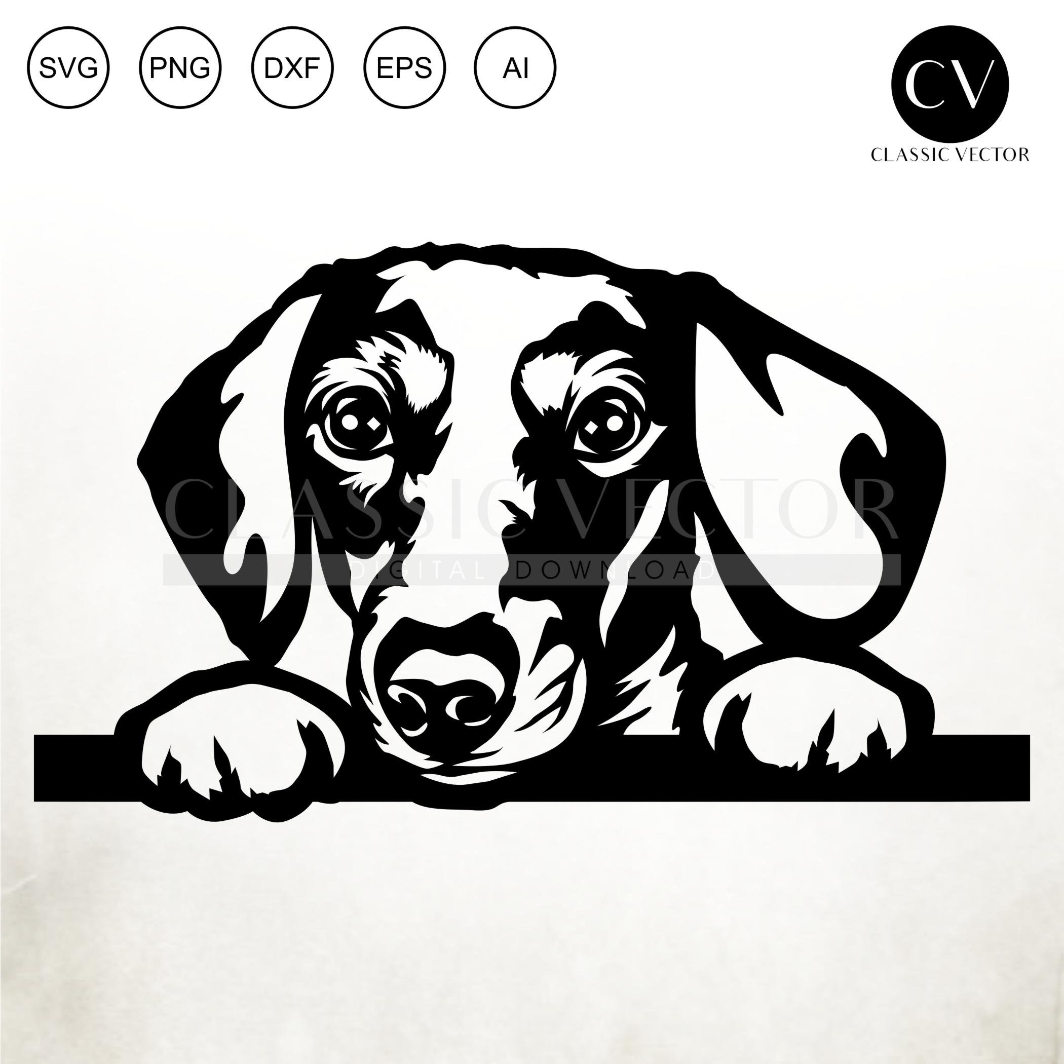 Dachshund SVG - Peeking Dog Svg - Etsy