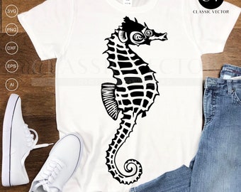 SEAHORSE SVG, Sea Animal Svg, Seahorse Silhouette, Seahorse Cricut ...