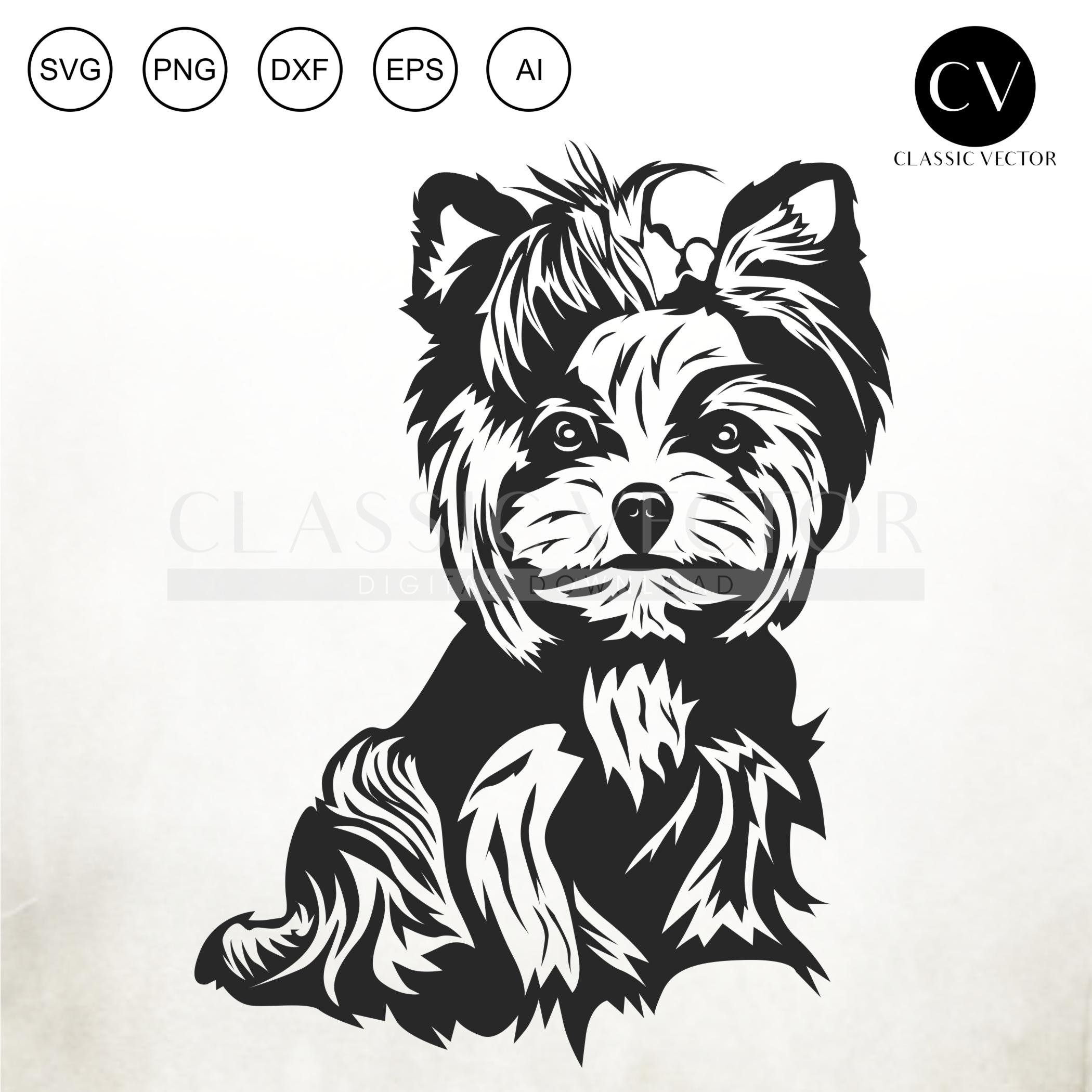 Yorkie Mom, Yorkie Girl, Yorkshire Terrier Print File, Yorkie ...