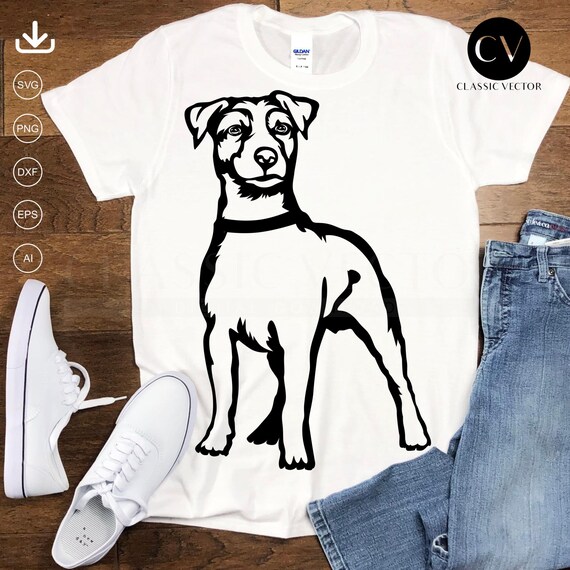 Jack Russell Terrier Svg | Etsy