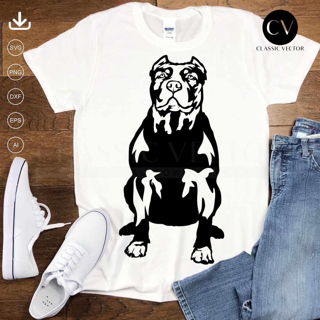 American Bully Pet SVG File - Etsy