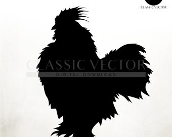 Cute Beautiful Silky Rooster SVG Chicken Svg, Chicken Pet, Chicken Png ...