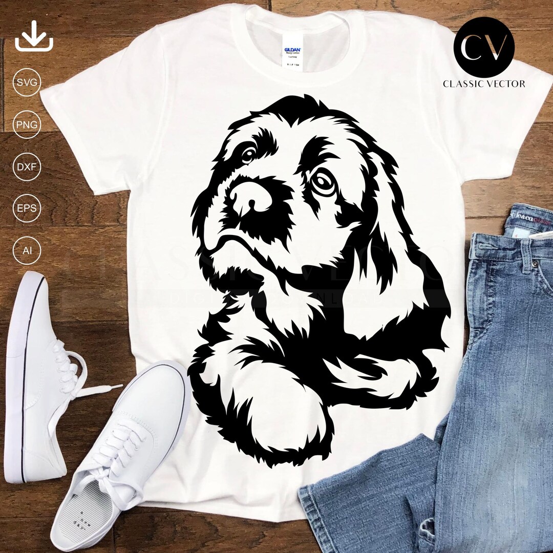 Cute Cocker Spaniel Puppy SVG - Etsy