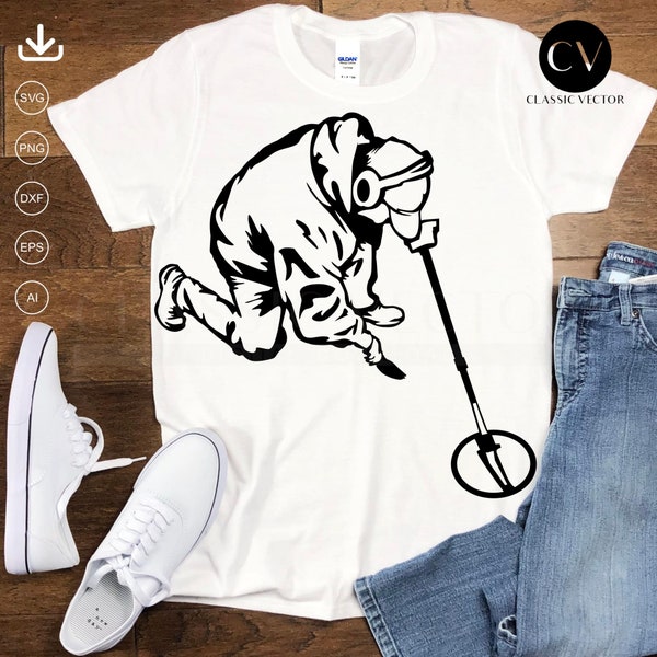 Metal Detector Svg Files - Etsy