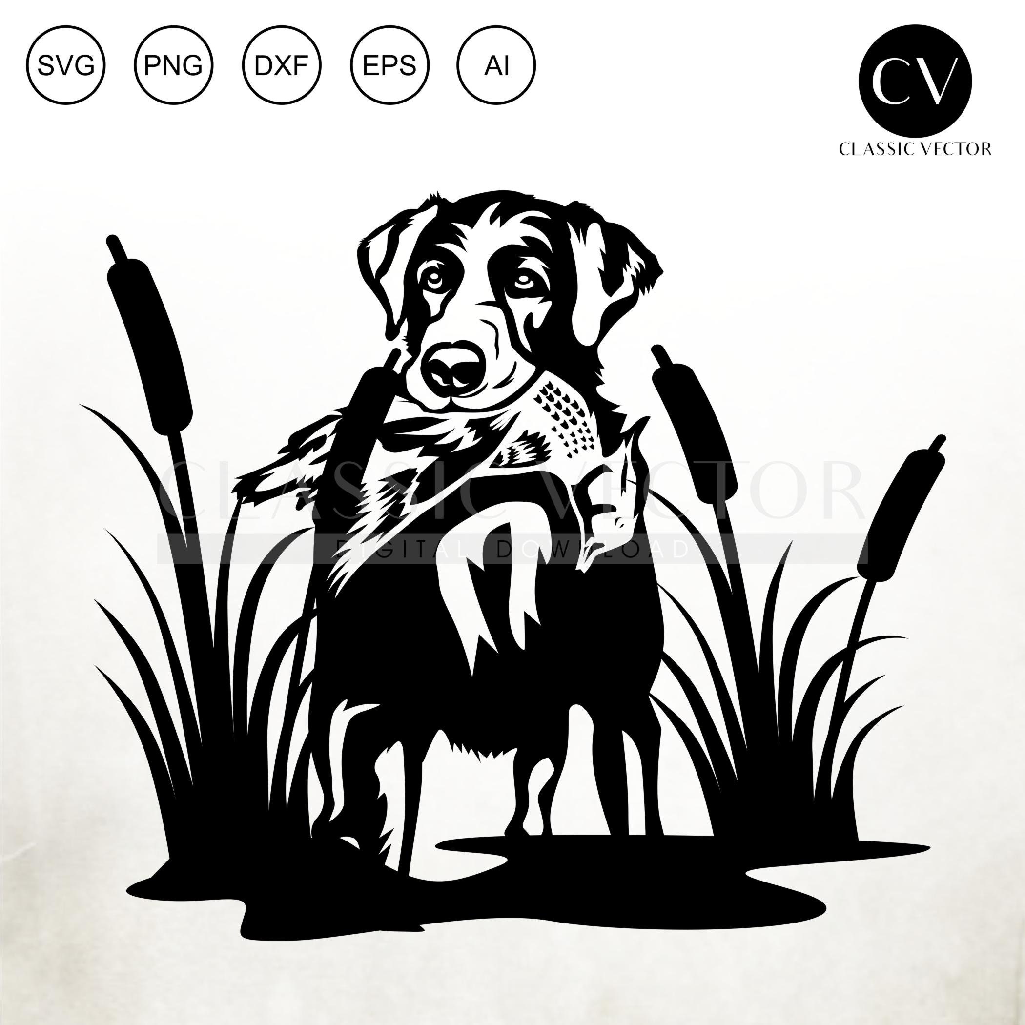 Hunting Lab Silhouette