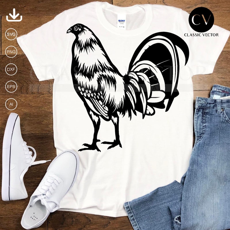 Fowl Game Rooster Svg - Etsy