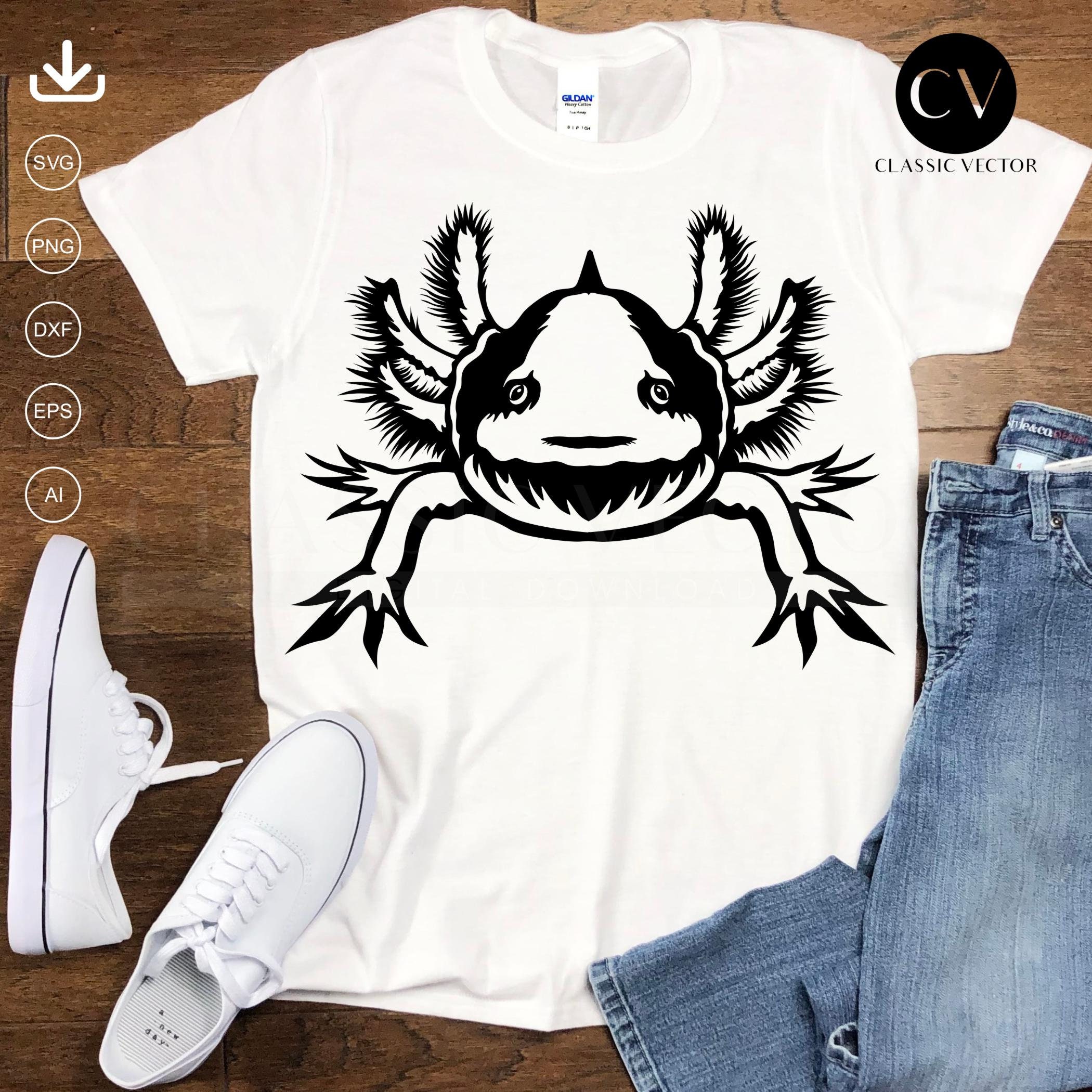 Axolotls Svg File Etsy