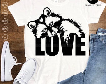 Raccoon Svg Cute Raccoon Vector Raccoon Vector Cutfile Png - Etsy