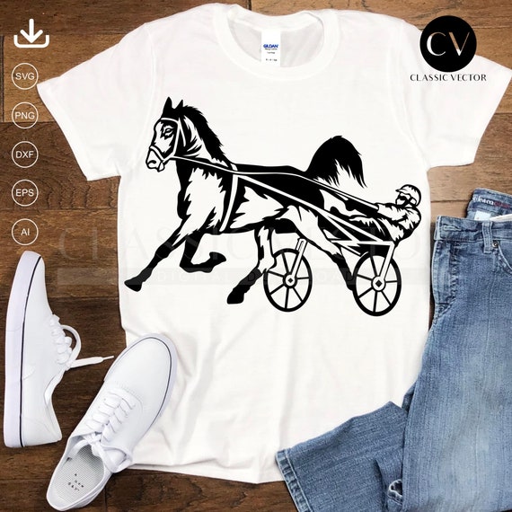 Harness Racing Svg Horse Racing | Etsy
