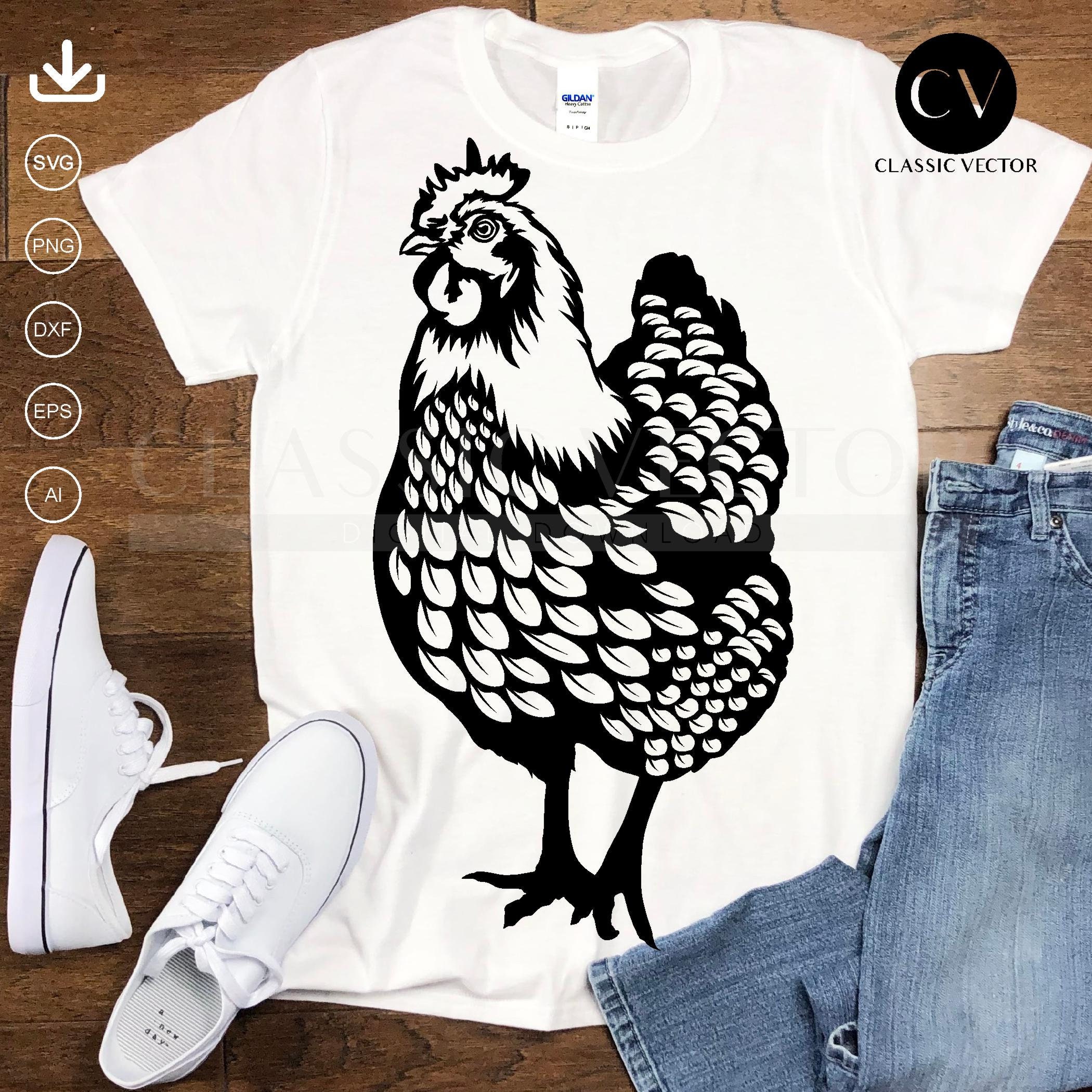 Gallina svg pollo svg - Etsy México