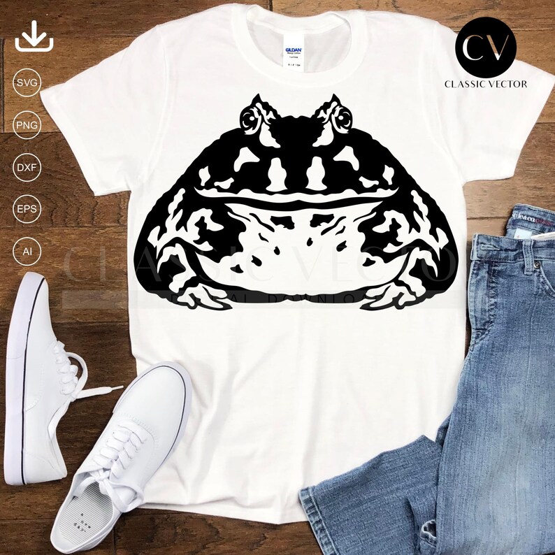 Bullfrog Svg File - Etsy Ireland